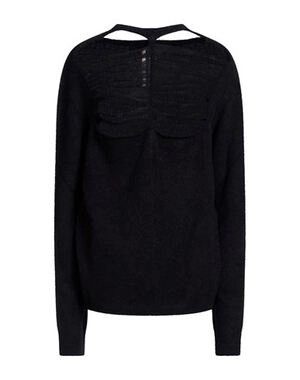 Rick Owens Sweater Size Alpaca Wool, Polyamide, Wool, Elastane - Black