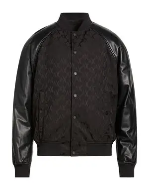 Armani Exchange Jacket Size Lambskin, Polyamide