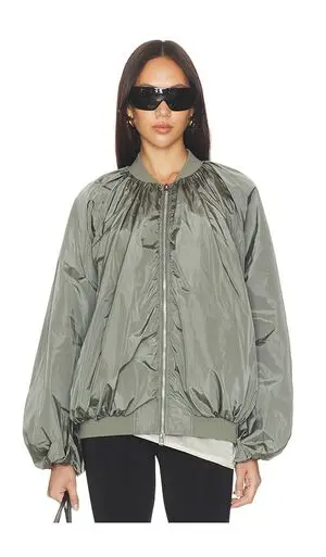 AGOLDE Raffi Bomber Jacket - Fern