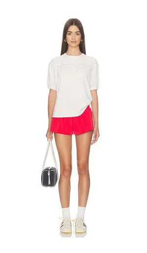 Good American The Gym Tee In Ivory