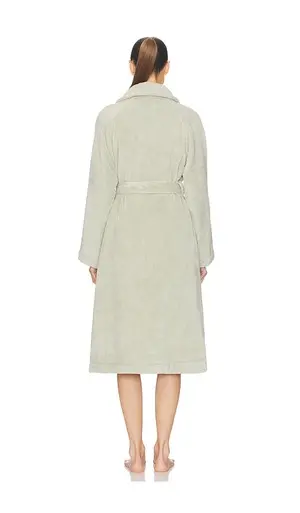 PARACHUTE Classic Plush Robe In Green