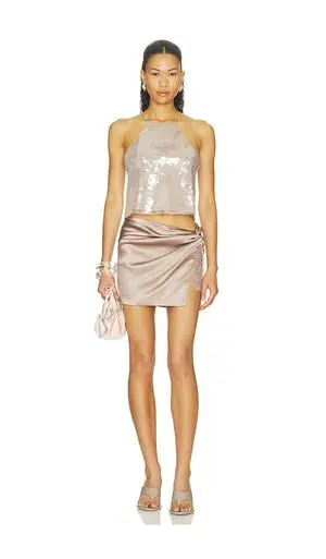 Retrofete Norma Sequin Top
