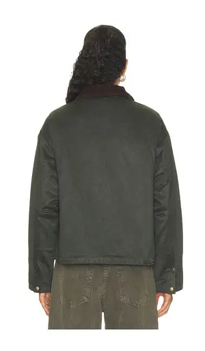 Blanknyc Canvas Jacket In Dark Green