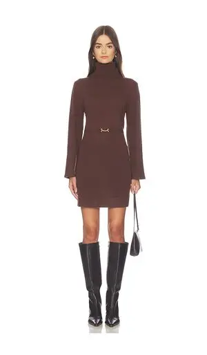 Rixo Aly Dress - Chocolate