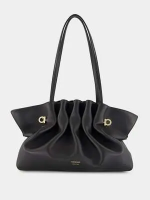 FERRAGAMO Medium Soft-bag - Black