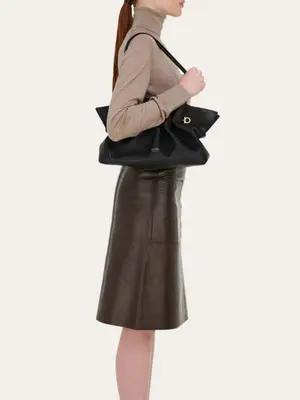 FERRAGAMO Medium Soft-bag - Black