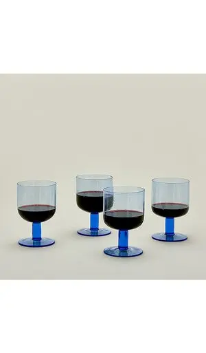 HAWKINS NEW YORK Seeded Glassware Set Of 4