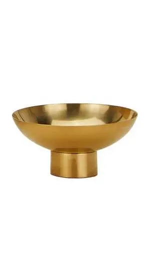 HAWKINS NEW YORK Small Essential Footed Bowl In Metallic Gold - Brass