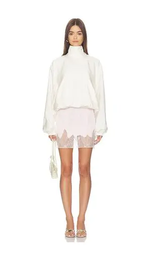 RÓHE Silk Blouson Anorak Jacket - Cream