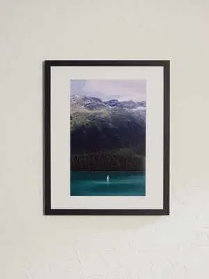 SONIC EDITIONS Framed 2017 St. Moritz Print, 40" X 50 - Multi