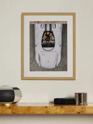 SONIC EDITIONS Framed 2026 Porsche 718 Rsk Spyder From Above Print, 40" X 50&quot
