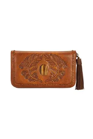 JODI LEE Hiawatha Wallet Antique Medium - Brown