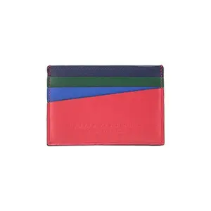 HESTER VAN EEGHEN Black / Red Cardholder Diagonal Double Mars - Black/red