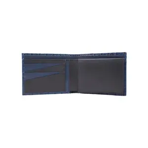 HESTER VAN EEGHEN Creditcard Wallet Croco - Blue