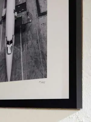 SONIC EDITIONS Framed 1977 Corcorde '77 Print, 40" X 50