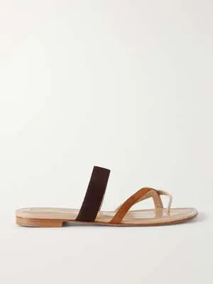 Manolo Blahnik Susastri Suede Sandals