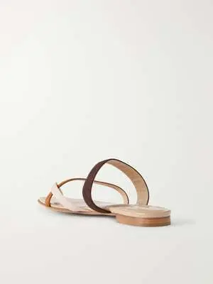 Manolo Blahnik Susastri Suede Sandals
