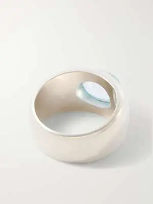 LOREN STEWART Gentry Sterlin Silver And Topaz Ring