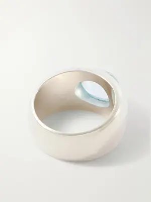 LOREN STEWART Sterling Silver And Topaz Ring