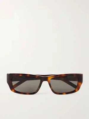 Saint Laurent Tortoiseshell Square Sunglasses