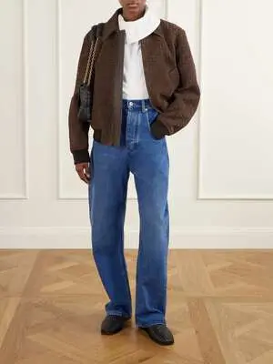 Bottega Veneta Intrecciato Suede Jacket