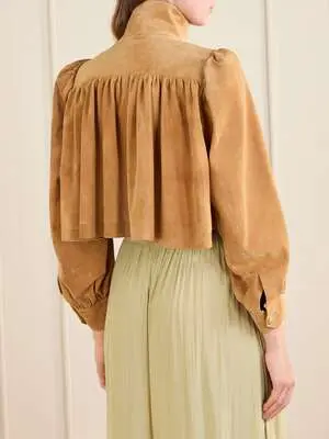 Chloé Cropped Suede Jacket