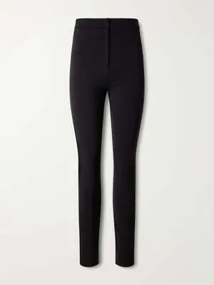 Dolce & Gabbana Stretch-jersey High-rise Pants - Black
