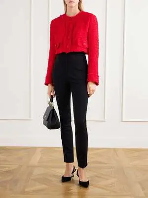 Dolce & Gabbana Stretch-jersey High-rise Pants