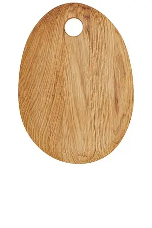 HAWKINS NEW YORK Small Pebble Cutting Board In Brown - Maple