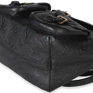 LOUIS VUITTON Giant Monogram Empreinte Backpack - Black
