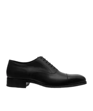 TOM FORD Burnished Claydon Lace-up Oxford Shoes