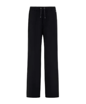 Herno Drawstring Straight Leg Trousers - Black