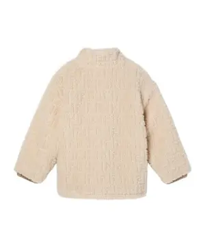 Fendi Ff Logo-jacquard Fleece Jacket