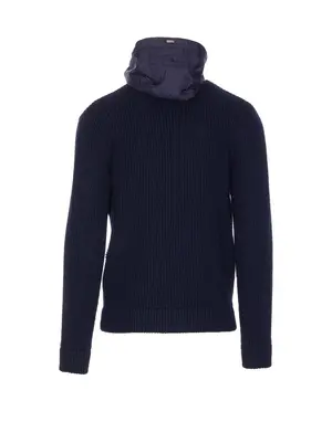 Herno Hooded Zipped Cardigan