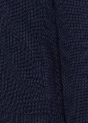 Herno Hooded Zipped Cardigan - Black