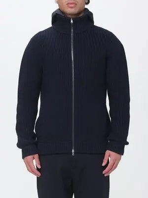 Herno Hooded Zipped Cardigan - Black