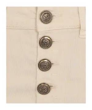DONDUP Buttoned Straight-leg Trousers