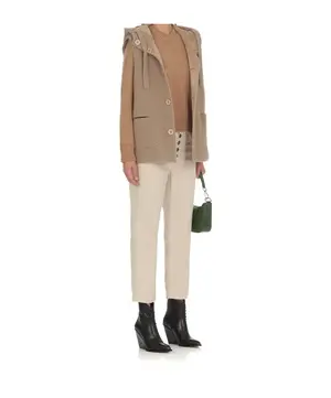 DONDUP Buttoned Straight-leg Trousers