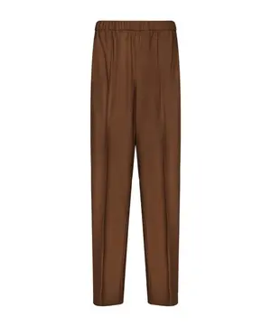 Fabiana Filippi Elasticated-waist Pressed-crease Trousers