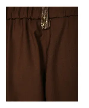 Fabiana Filippi Elasticated-waist Pressed-crease Trousers