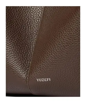 Yuzefi Top-handle Shoulder Bag - Brown