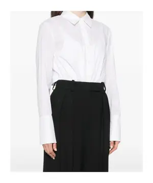Patrizia Pepe Poplin Bodysuit Shirt
