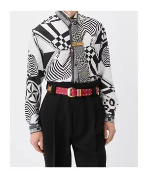 Versace Pattern-printed Long-sleeved Shirt