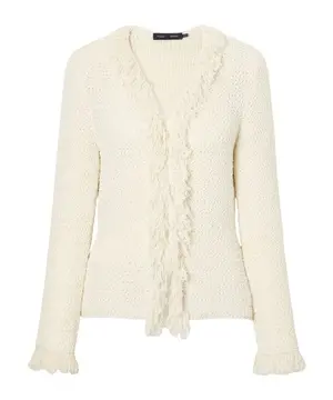 Proenza Schouler Nilo Fringed Blouse - White