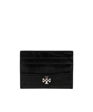 Tory Burch Leather Card Holder - Black