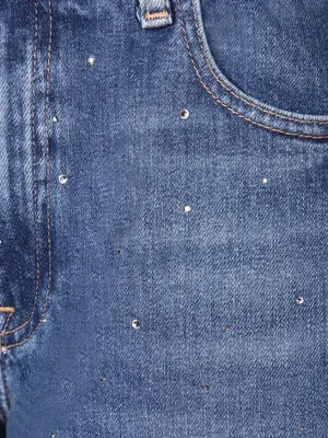 7 For All Mankind High-waist Embellished Wide-leg Jeans