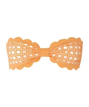 Marysia Carved Bikini Top - Orange
