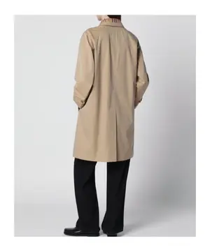 Burberry Concealed-front-fastening Trench Coat