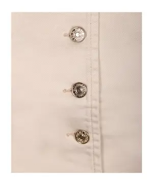 7 For All Mankind Button-front Western-style Vest - Beige