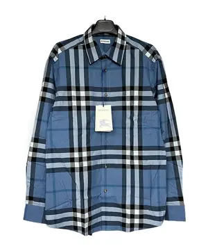 Burberry Plaid Shirt - Blue